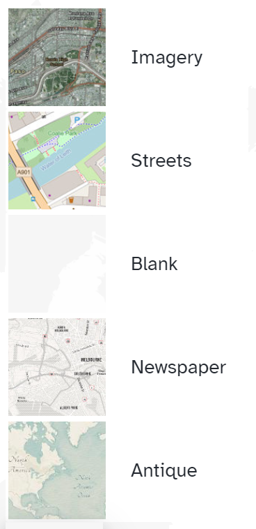 different imagery sources